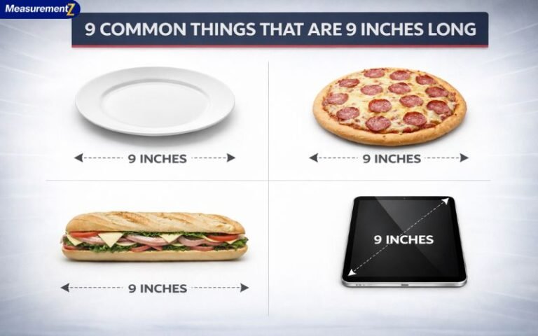 How Long Is 9 Inches? 9 Common Things That Are 9 Inches Long - Measurementz